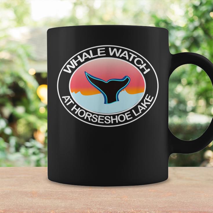 Whale Watch At Horseshoe Lake Arkansas Tail Water Coffee Mug - Monsterry