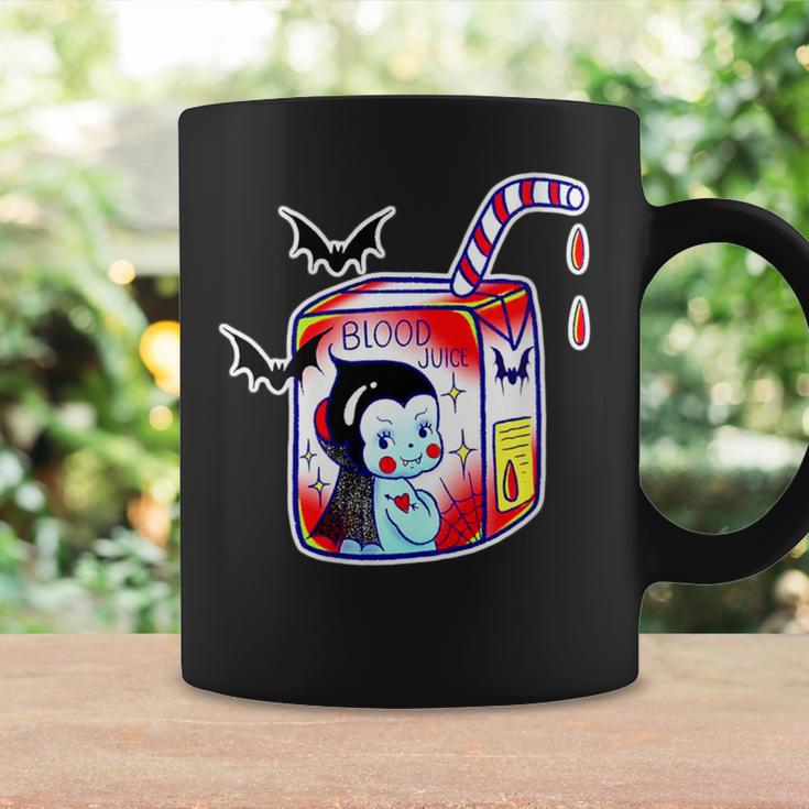 Kewpie Baby Vampire Blood Juice Juice Box Tattoo Flash Coffee Mug ...