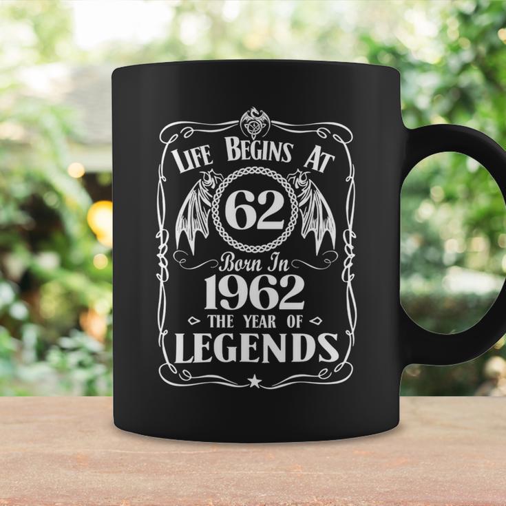 Life Begins At Born In 1962 The Year Of Legends Coffee Mug - Monsterry