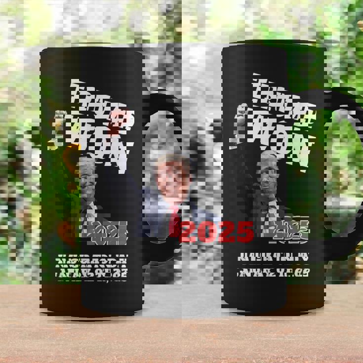 We Made History Trump 2024 Won 2025 Inauguration Day Winner Coffee Mug ...