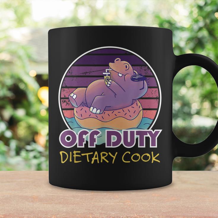 Off Duty Dietary Cook Job Coworker Coffee Mug - Monsterry
