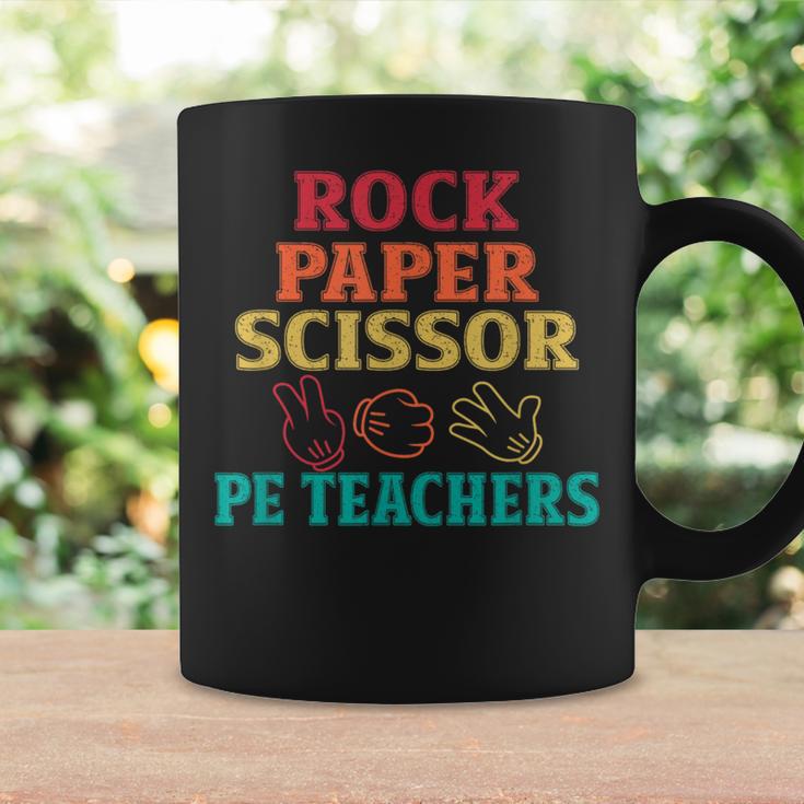 PE Physical Education Teachers Rock Paper Scissor Graphic Print Coffee ...