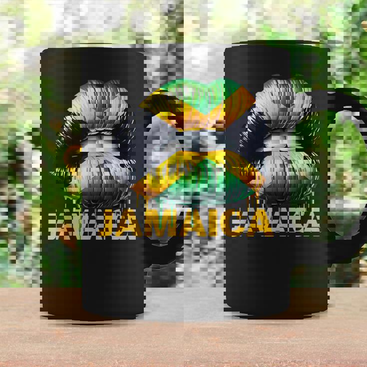 Rasta Reggae Lips Mouth Jamaican Music Kissing Coffee Mug - Seseable
