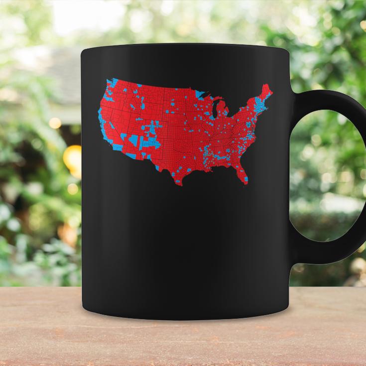 Red Wave Map Of Usa In The 2024 Presidential Election Maga Coffee Mug ...