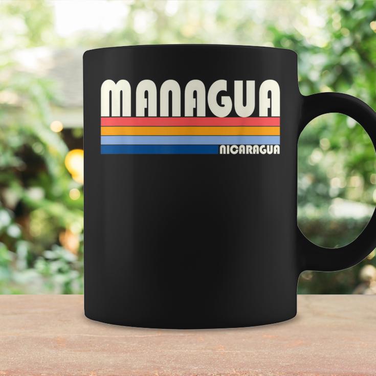 Retro Vintage 70S 80S Style Managua Nicaragua Coffee Mug - Monsterry