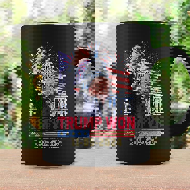 Retro Vintage Trump Wins 2024 Election Trump Won 2024 Graphic Print ...