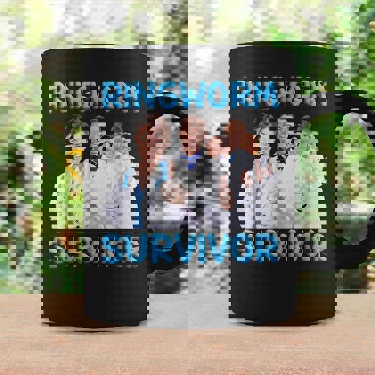 Ringworm Survivor Oddly Specific Dank Meme Coffee Mug - Monsterry