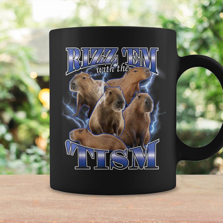 Rizz Em Con El Tism Capybara Meme Divertido Autismo Rizzler Taza de ...
