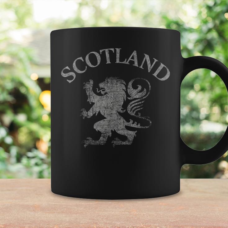 Scotland Flag Vintage Scottish Pride Rampant Heraldry Lion Coffee Mug ...