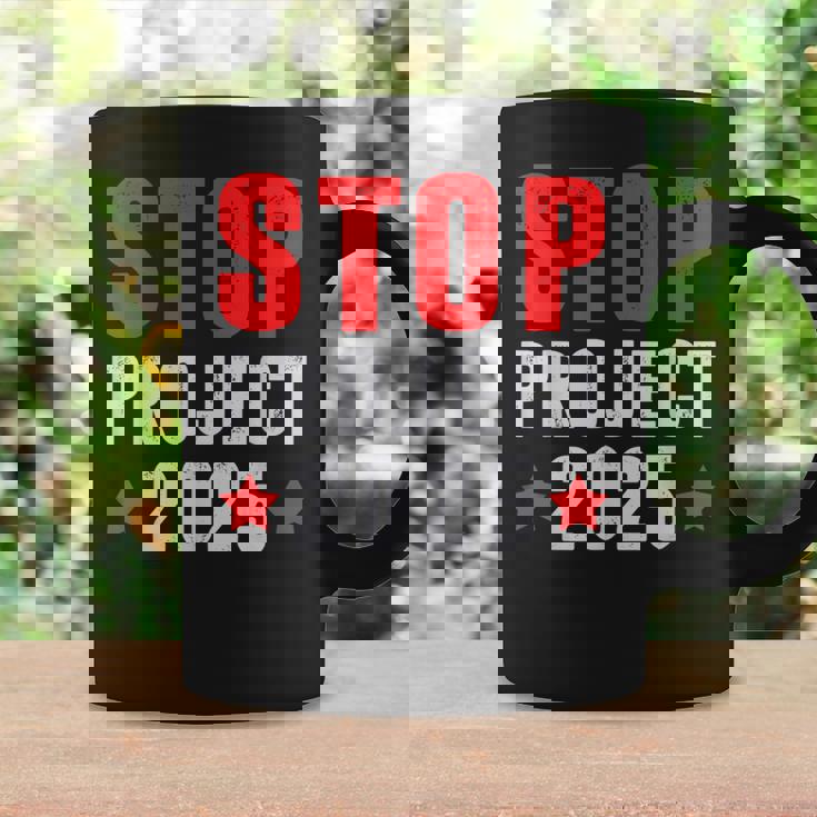 Stop Project 2025 Anti Trump Coffee Mug - Monsterry