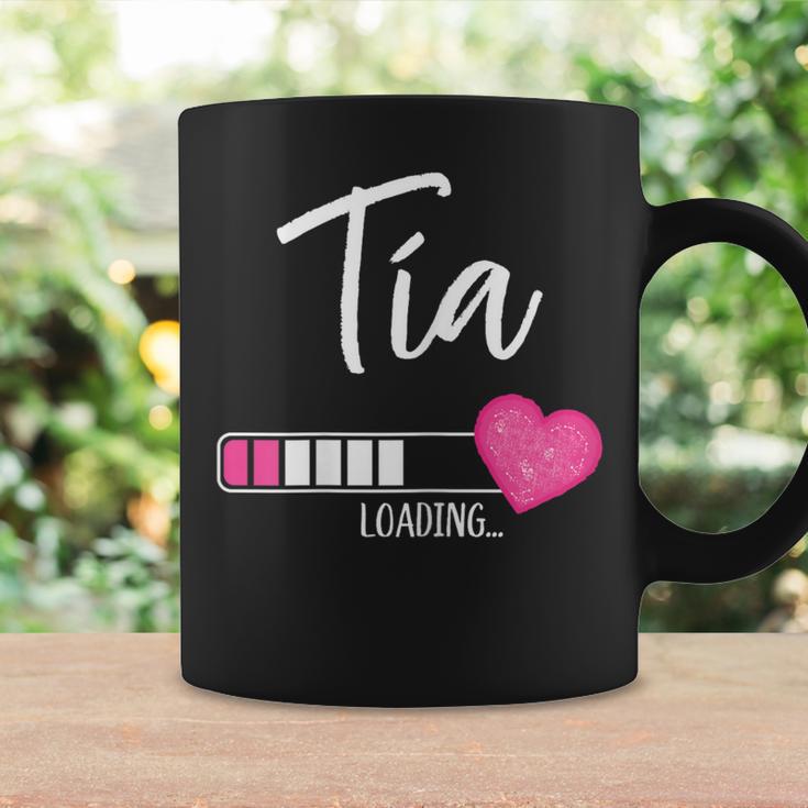Tia Esta Cargando Corazón Futura Tiá Loading Taza de café - Regaloses