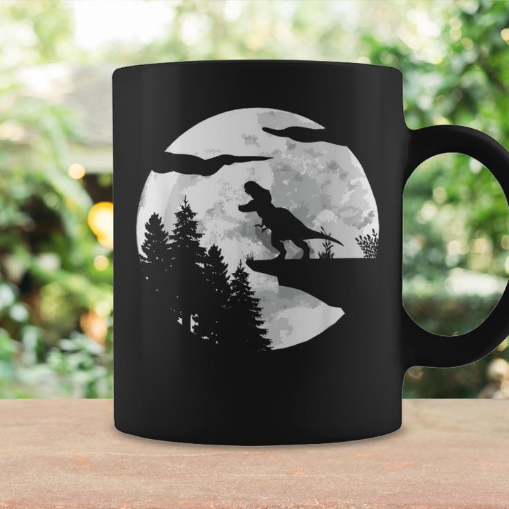 Tiranosaurio Rex Prehistoria Luna Llena Dinosaurio T-Rex Taza de café ...