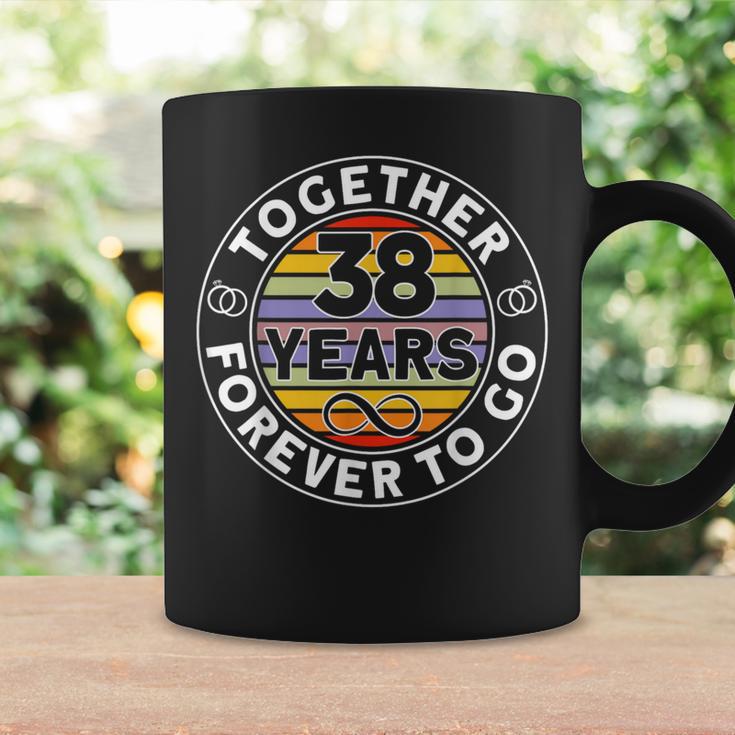 Together 38 Years Forever To Go 38Th Wedding Anniversary Coffee Mug ...