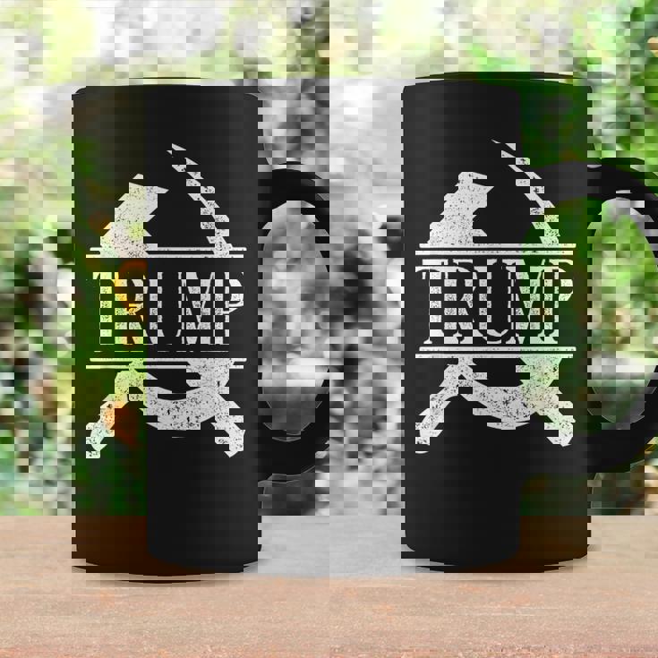 Trump Soviet Union Hammer And Sickle Coffee Mug - Monsterry