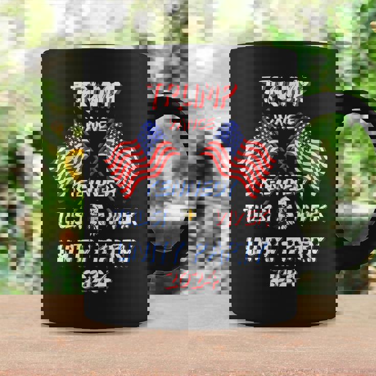 Unity Party 2024 Trump Vance Kennedy Tulsi Vivek Coffee Mug - Monsterry
