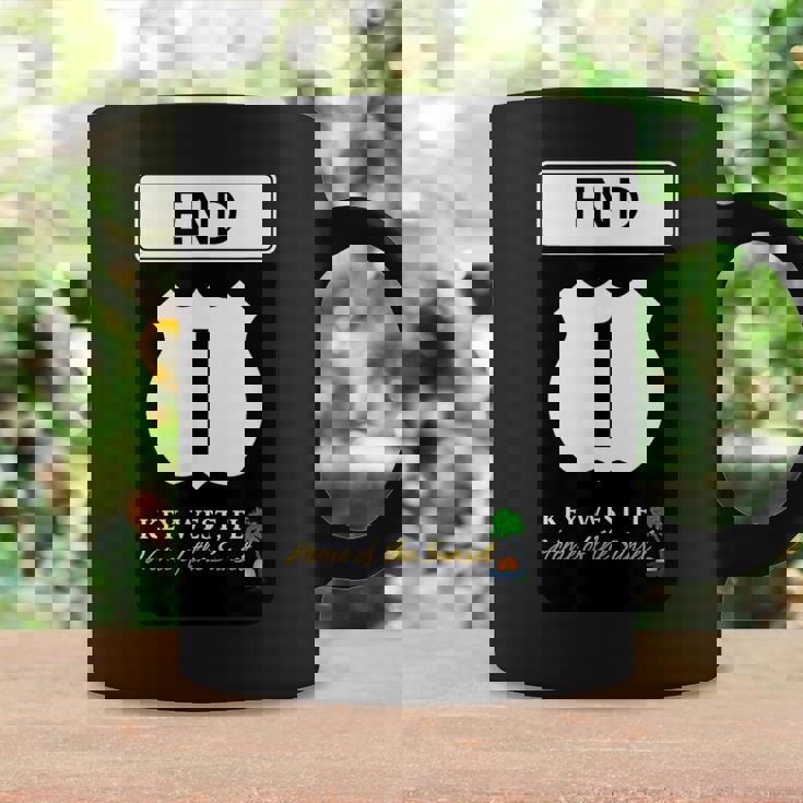 US Route 1's Iconic Key West A1A Graphic Print Coffee Mug - Monsterry