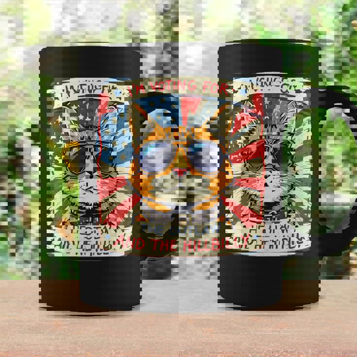 Vintage Cat I'm Voting For The Outlaw And The Hillbilly 2024 Graphic ...