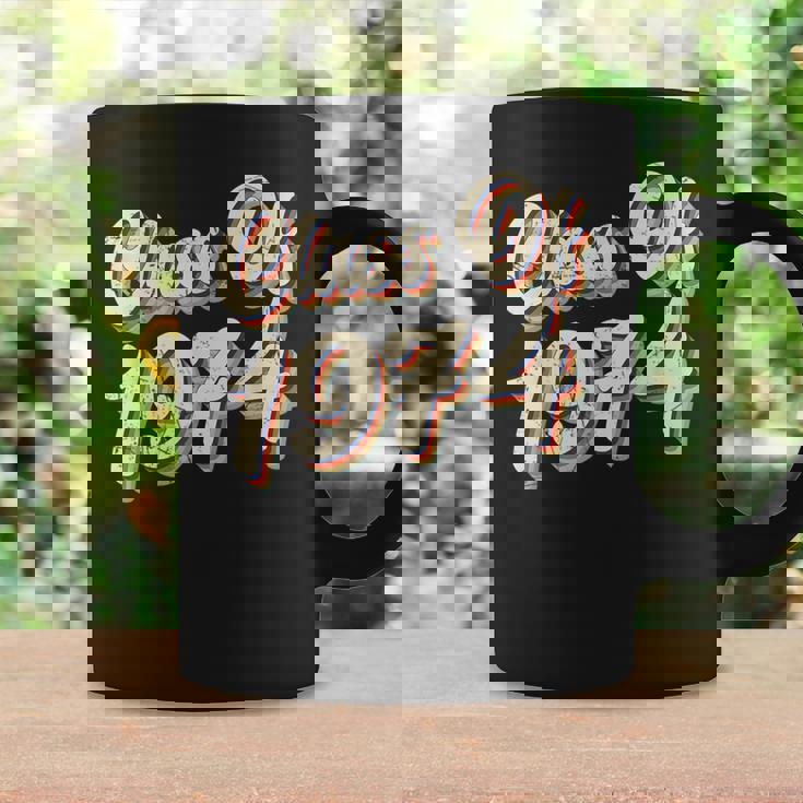 Vintage Class Of 1974 50Th Reunion High School Graduation 74 Coffee Mug ...