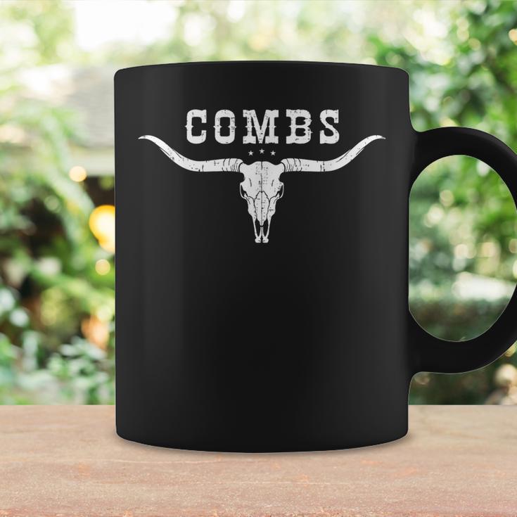 Vintage Combs Retro Longhorn Southern Western Bull Skull Coffee Mug ...