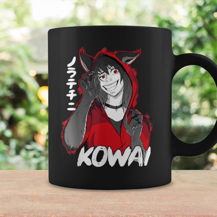 Yandere Girl Anime Waifu Material Werewolf Red Riding Hood Coffee Mug ...