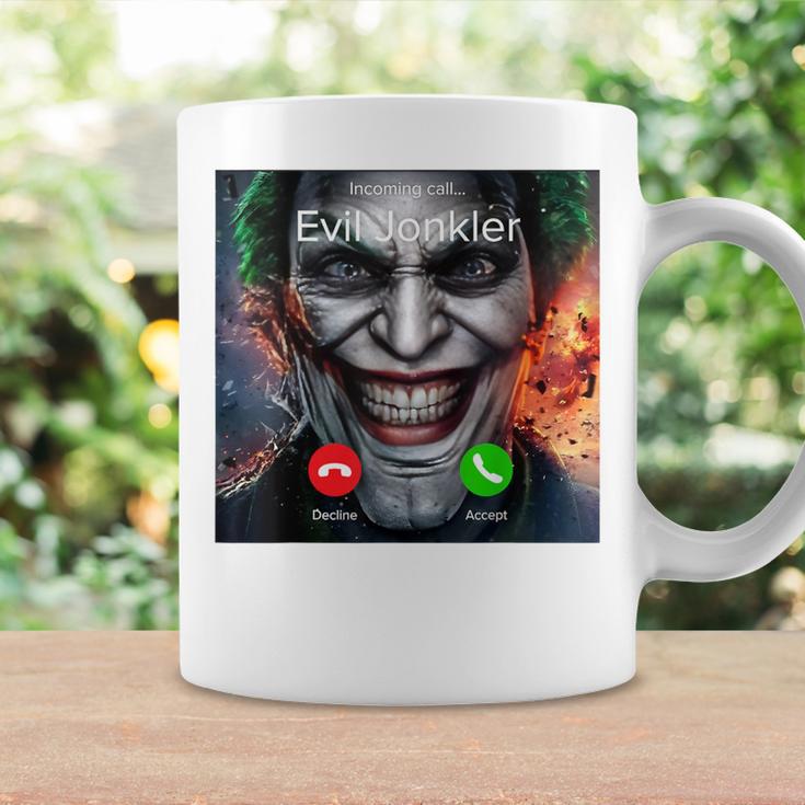 Humor Horror Incoming Call From Evil Jonkler Halloween Coffee Mug | Mazezy