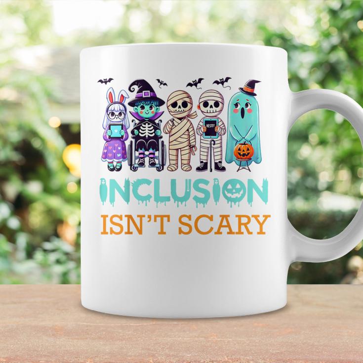 Inclusion Isn't Scary Halloween Teacher Mummy Skeleton Ghost Graphic ...