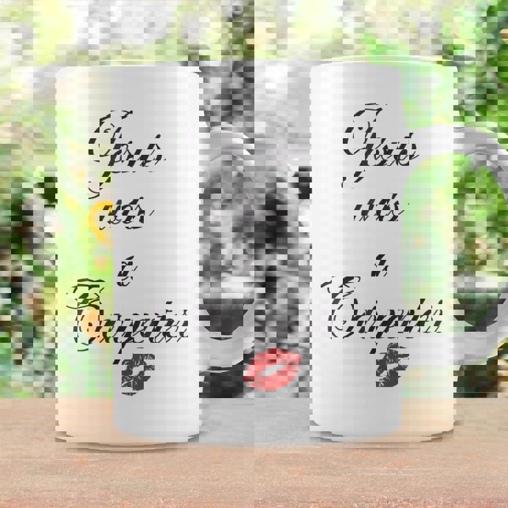 Jesus Was A Carpenter Christian Bible Verse Quotes Coffee Mug | Mazezy