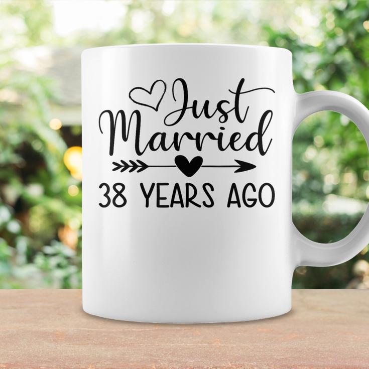 Just Married 38 Years Ago Matching Couple 38Th Anniversary Coffee Mug ...