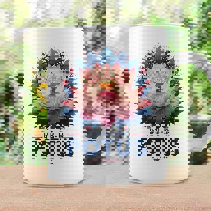 Kamala Harris 2024 Lotus For Potus Trending President Coffee Mug ...
