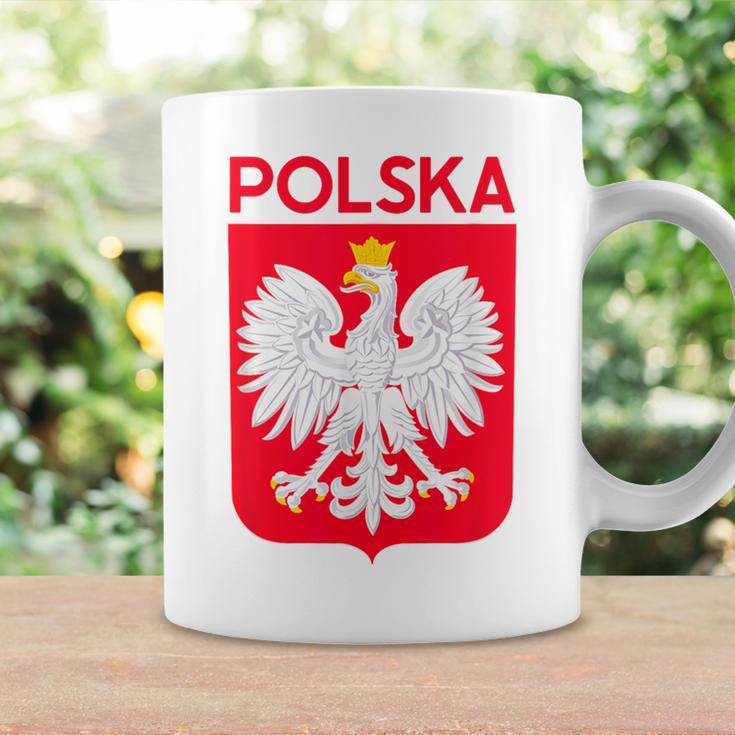 Polska Eagle Emblem Poland Flag Polish Culture Pierogi Coffee Mug ...