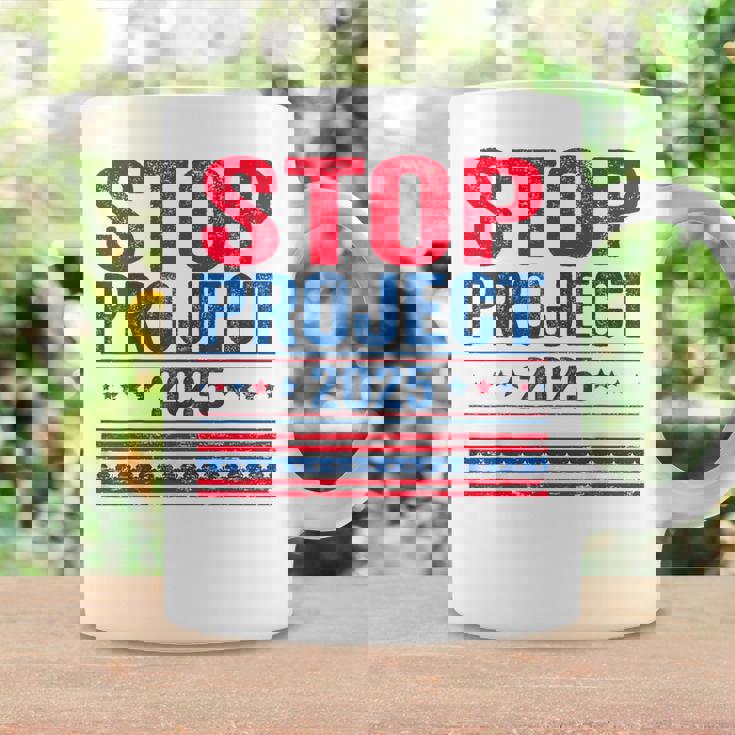 Stop Project 2025 Flag Usa Coffee Mug - Monsterry