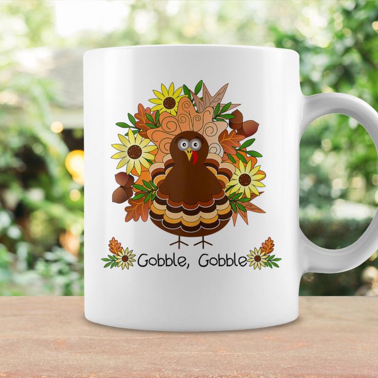 Thanksgiving Gobble Gooble Turkey Coffee Mug - Monsterry