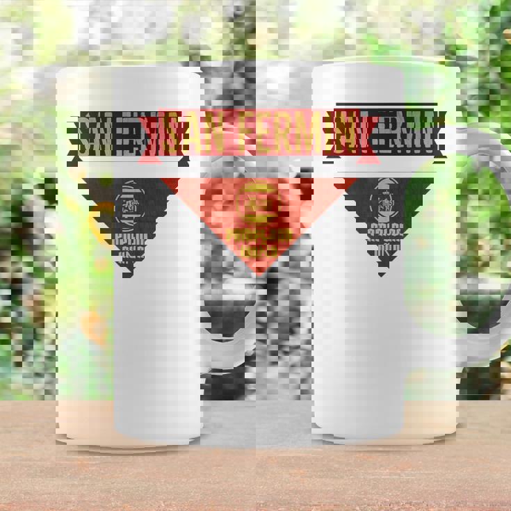 Vintage Retro San Fermin Scarf Pampolna Bull Run Costume Coffee Mug ...