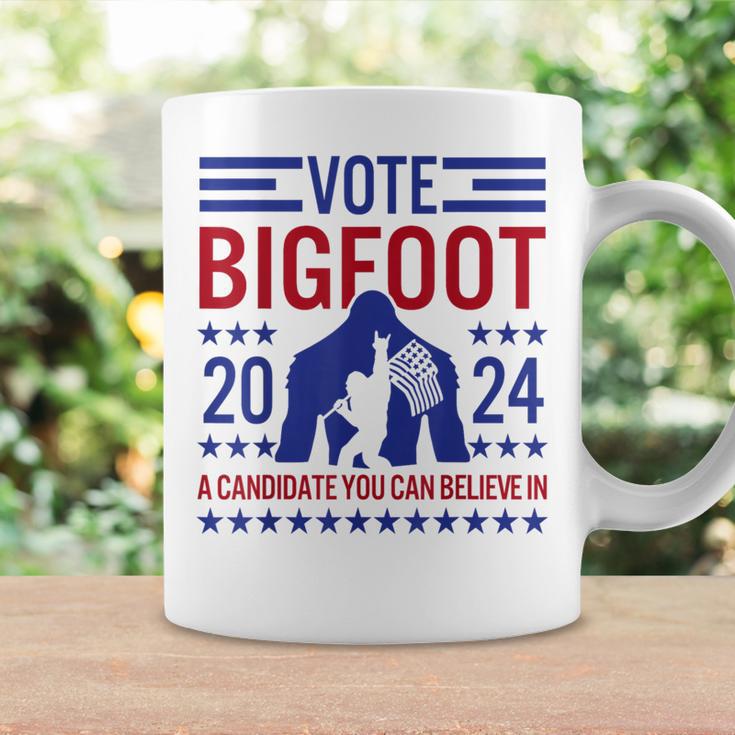 Vote For Bigfoot 2024 Sasquatch Presidential Election Coffee Mug ...