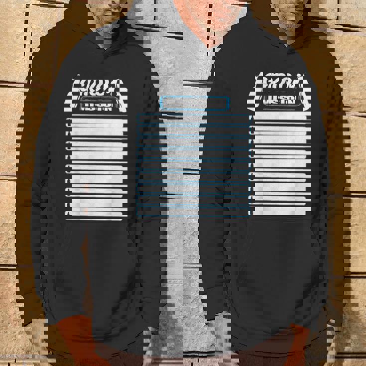 Bachelor Party With Checklist Tasks For The Groom Diy Hoodie - Monsterry