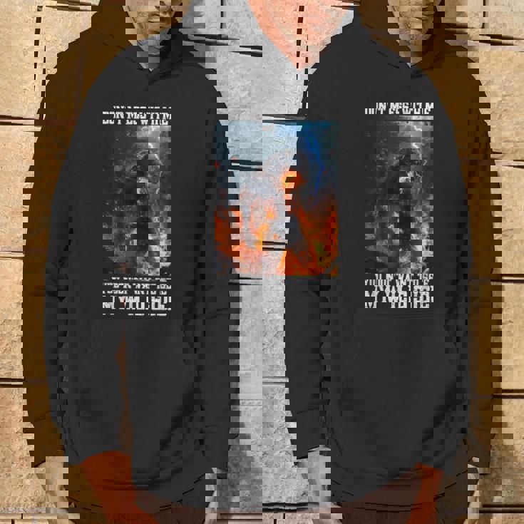 Cringy Werewolf Warning Wolf Meme Cringe Alpha Wolf Hoodie - Thegiftio