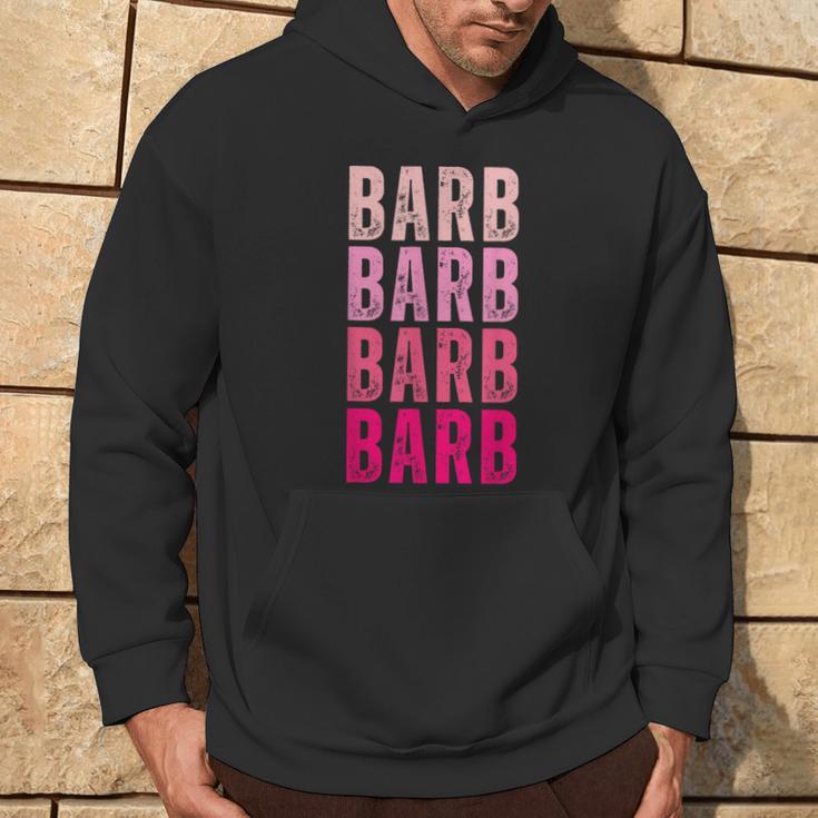 Personalized Name Barb I Love Barb Vintage Hoodie | Mazezy