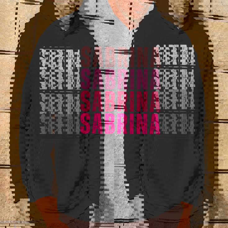Personalized Name Sabrina I Love Sabrina Vintage Hoodie | Mazezy