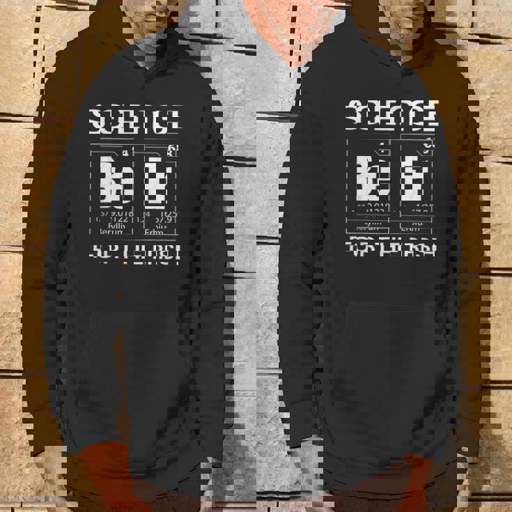 Science For The Irish Beer Periodic Table White Hoodie - Monsterry