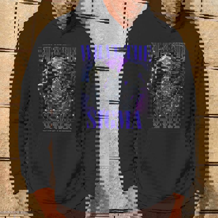 Wolf What The Sigma Alpha Wolf Meme Hoodie | Mazezy