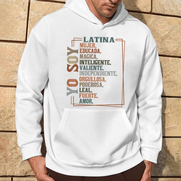 Yo Soy Latina Mujer Educada Magica Hispanic Heritage Month Hoodie ...