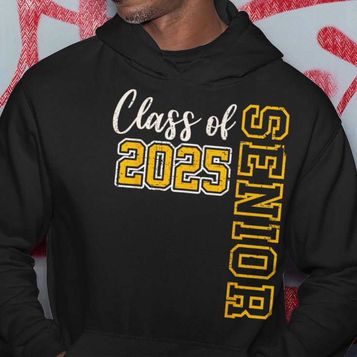 Class Of 2025 Senior 25 High School Graduation Black Gold Hoodie ...