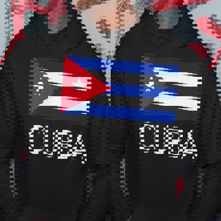 Cuban Flag Cuba Baseball Soccer Fan Hoodie - Monsterry