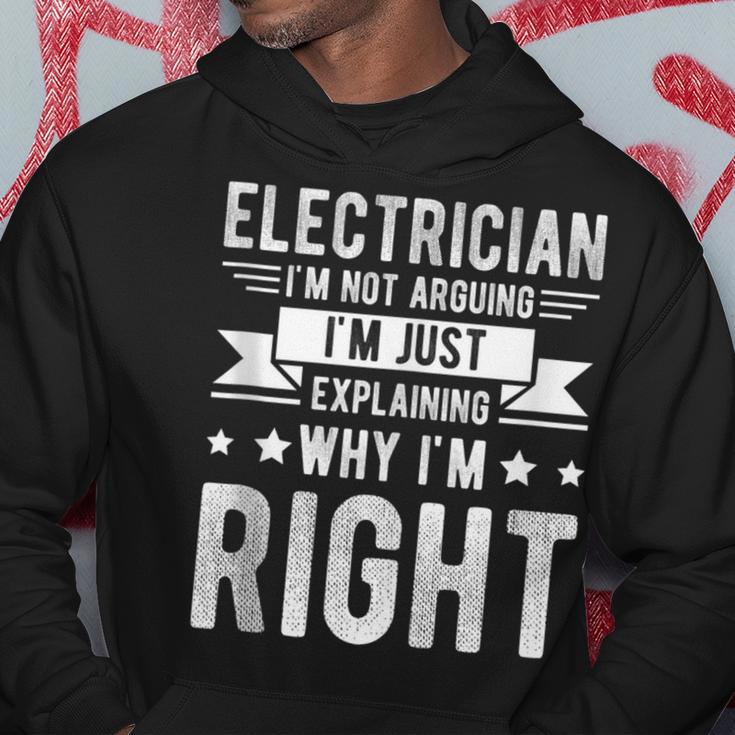 Electrician Best Job Electric Lover Electrical Workers Hoodie - Monsterry