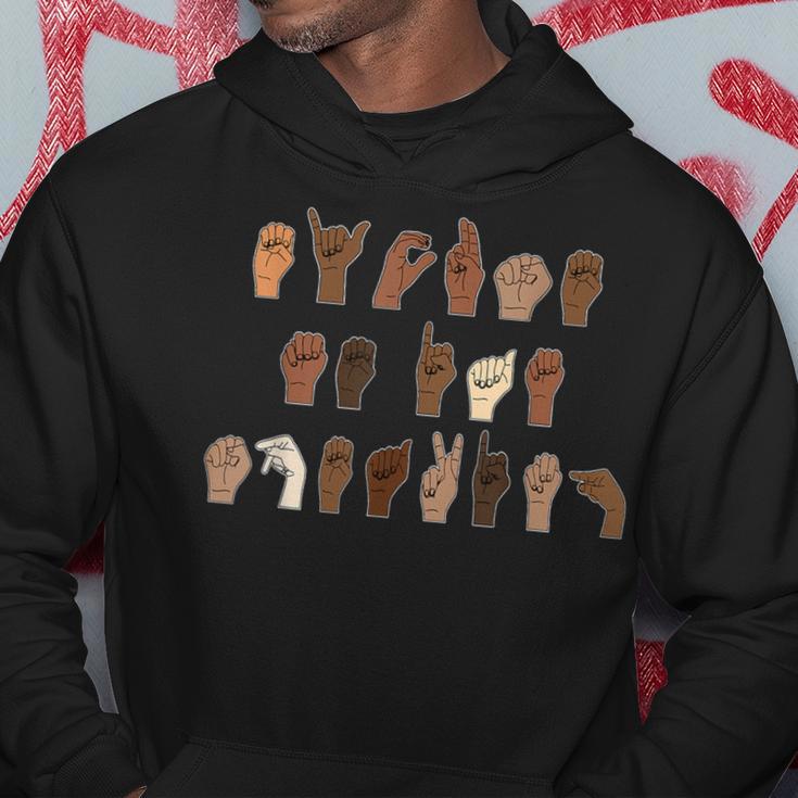 Excuse Me I'm Speaking Asl Sign Language Hands Kamala Harris Hoodie ...