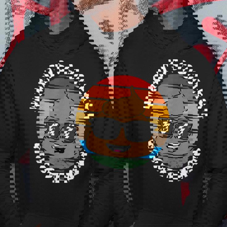 Poop Joke World's Coolest Poopie Head Hoodie - Seseable