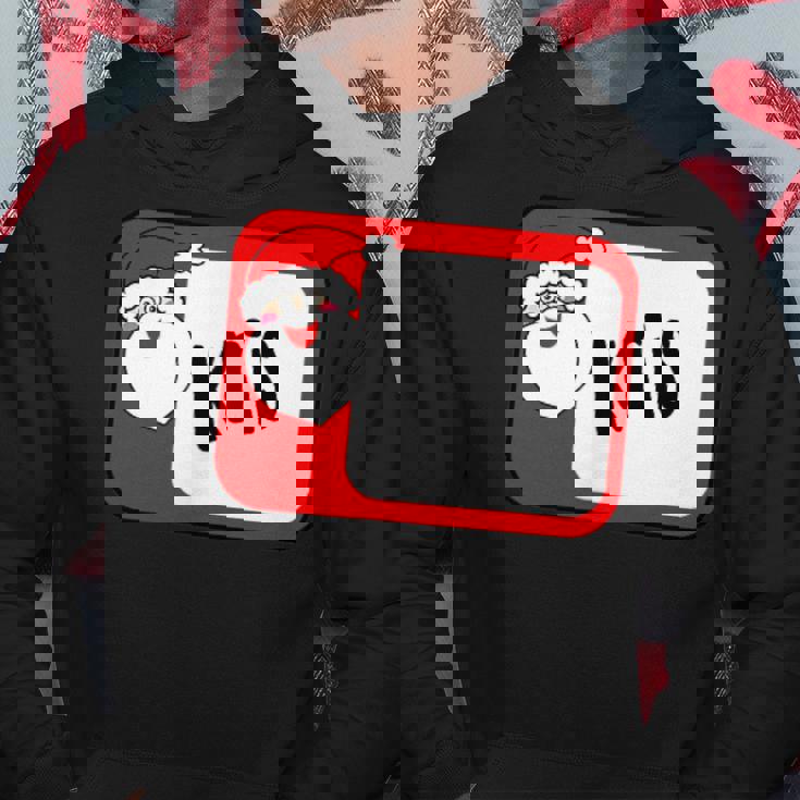 Santa Name Tag T For Christmas Kris Kringle Hoodie - Monsterry