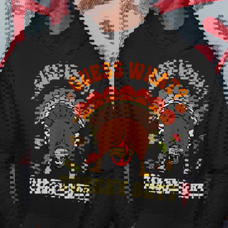 Thanksgiving Guess What Turkey Butt Couples Matching Hoodie - Thegiftio UK
