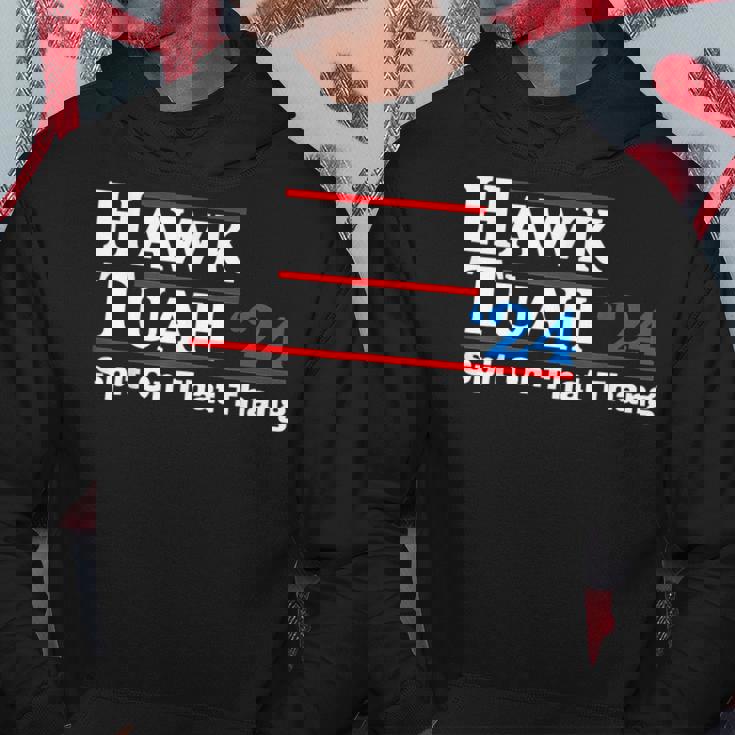 Hawk Tuah Hawk Tuah Spit On That Thing Meme Hoodie - Monsterry