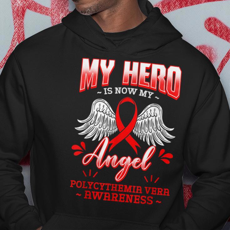 My Hero Is Now My Angel Polycythemia Vera Awareness Pcv Hoodie - Monsterry